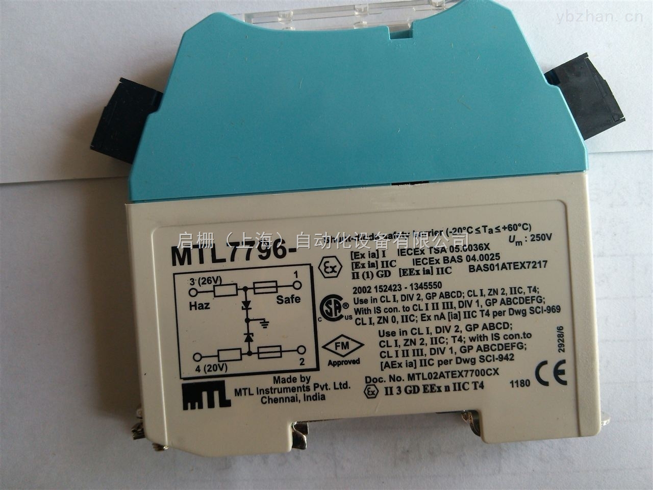 齐纳式安全栅MTL7796-－启栅（上海）自动化设备有限公司